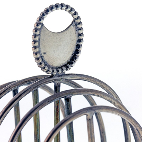 Georgian Style Silver Oval Toast Rack (1923)