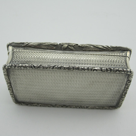 Superb Quality Nathaniel Mills Silver Table Snuff Box (1829)