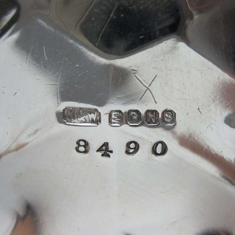 Decorative Victorian Silver Plated Rustic Clover Leaf Toast Rack (c.1890)