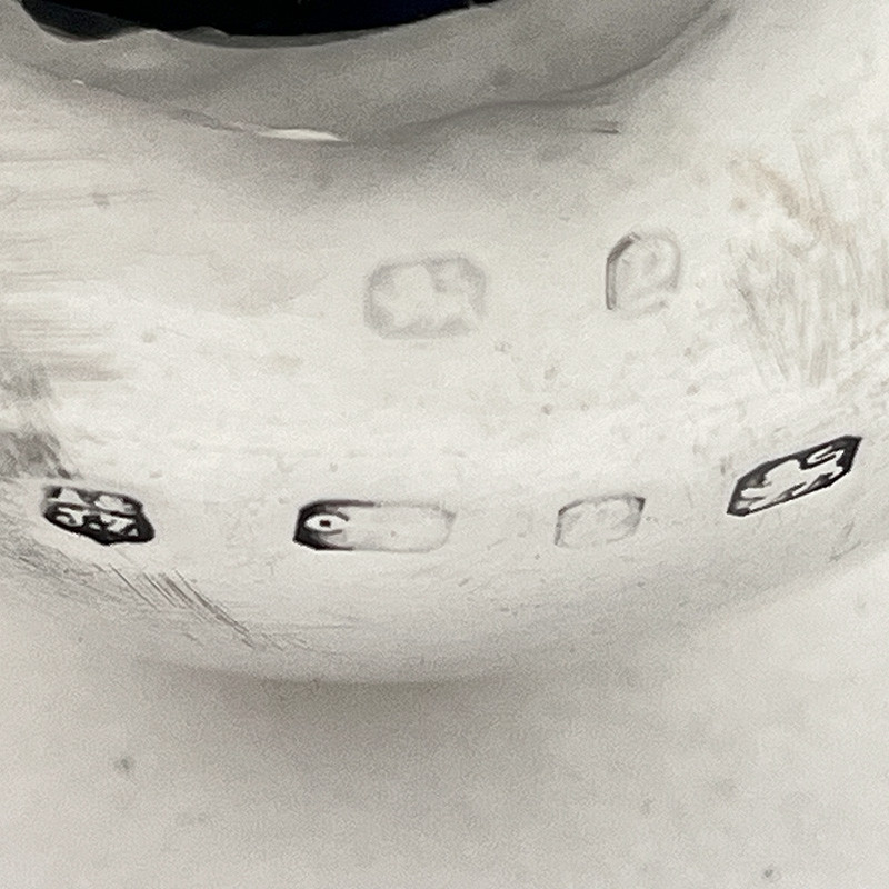 Victorian Sterling Silver Globe Grenade Cigar Table Lighter (1898)