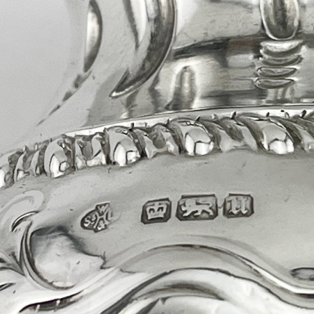 Large Sterling Silver Sugar Caster in an Inverted Pear Shape (1912)