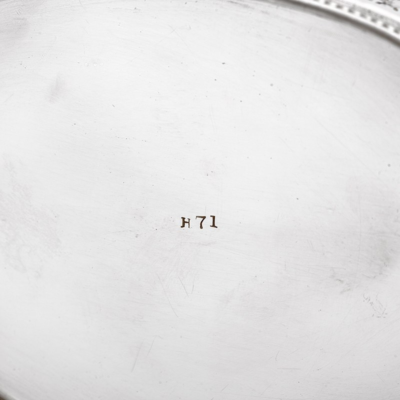 Silver Plated Electrotype Oval Hinged Box with Scenes of Roman Chariots ...