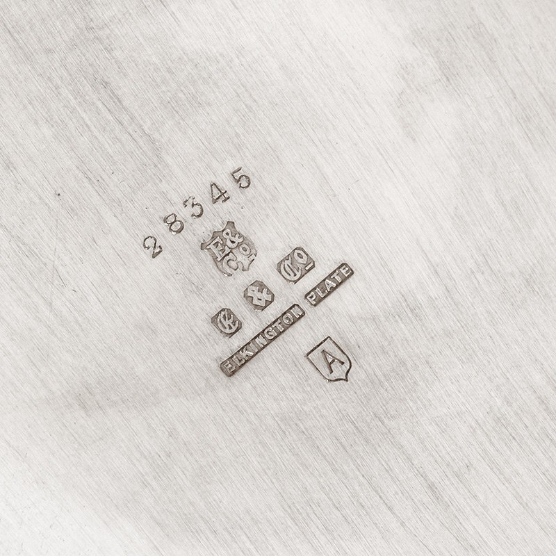 Vintage Art Deco Style Elkington & Co Silver Plated Box or Barrel