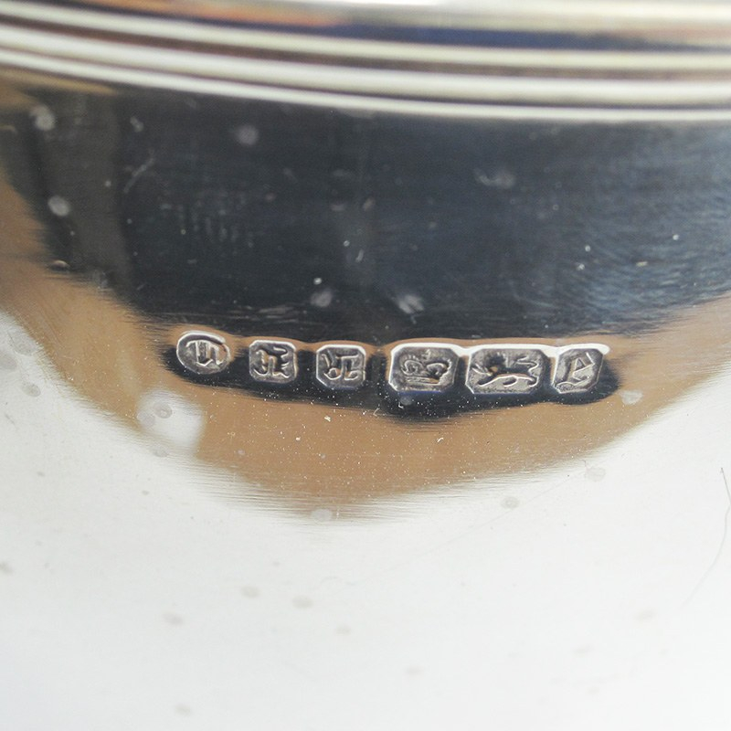 Large Victorian Silver Goblet Trophy Cup with Floral and Scroll Embossing